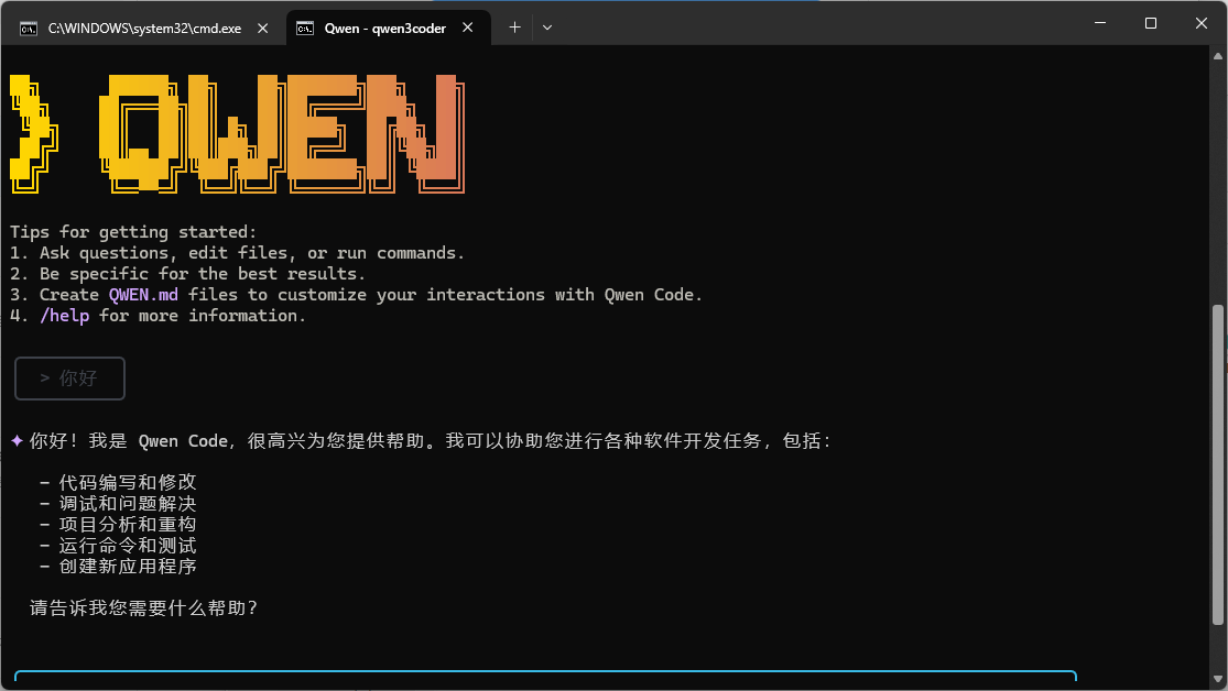 Qwen Coder 安装配置教程 | DMXAPI 文档